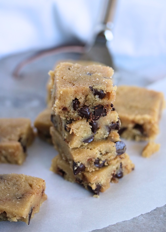 Cookie Dough Fudge Bars | Paleo – Just Jessie B