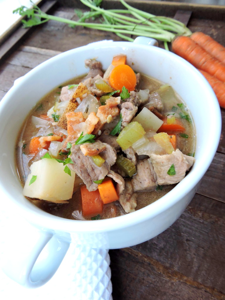 Hearty Beef & Bacon Stew – Just Jessie B