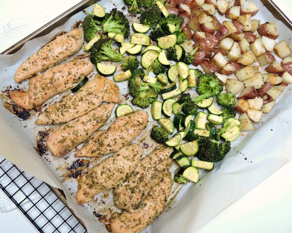 One Pan Maple Butter Chicken & Vegetables – Just Jessie B